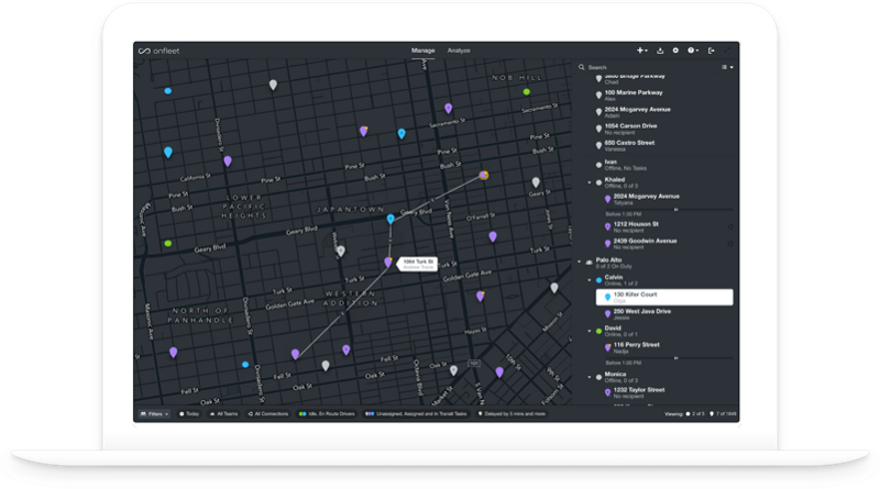 Utilizing Map Overlays with Onfleet